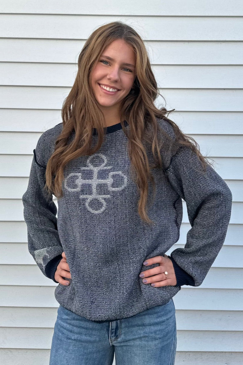 Cross Bit Crewneck – ISLEFIELD